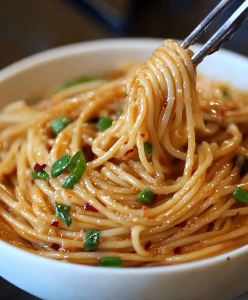 Chili Oil Pasta Recipe - Barkil Recipes