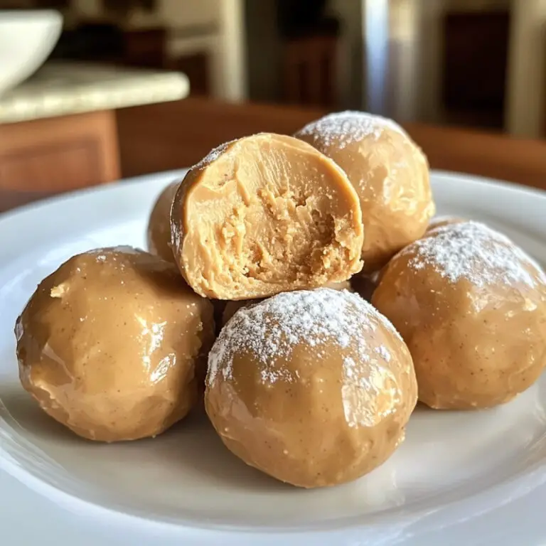 3-Ingredient Peanut Butter Balls (With Cream Cheese) - Barkil Recipes
