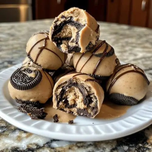 3-Ingredient Peanut Butter Oreo Cookie Balls - Barkil Recipes