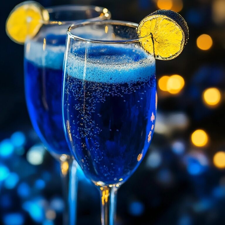 The Blue Midnight Kiss Cocktail Recipe - Barkil Recipes